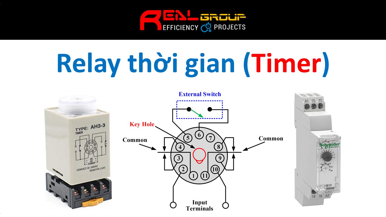 Relay thời gian (Timer) - Real Group